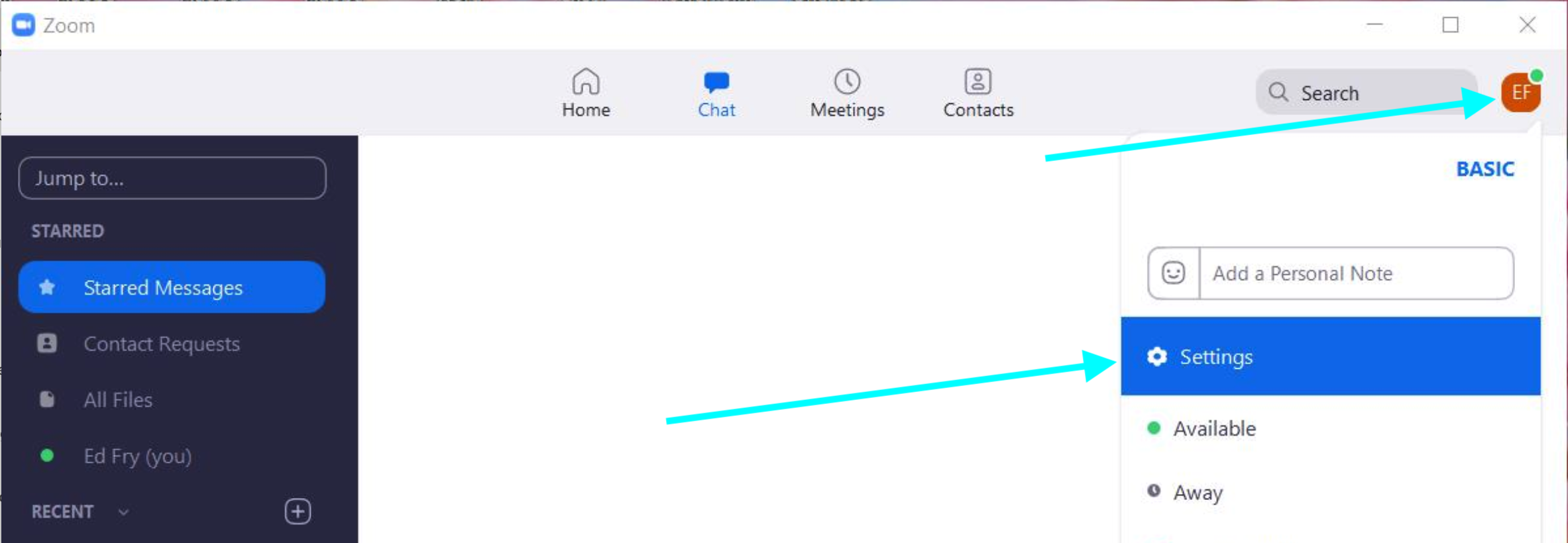 Setting up your interface in Zoom for Windows – Focusrite