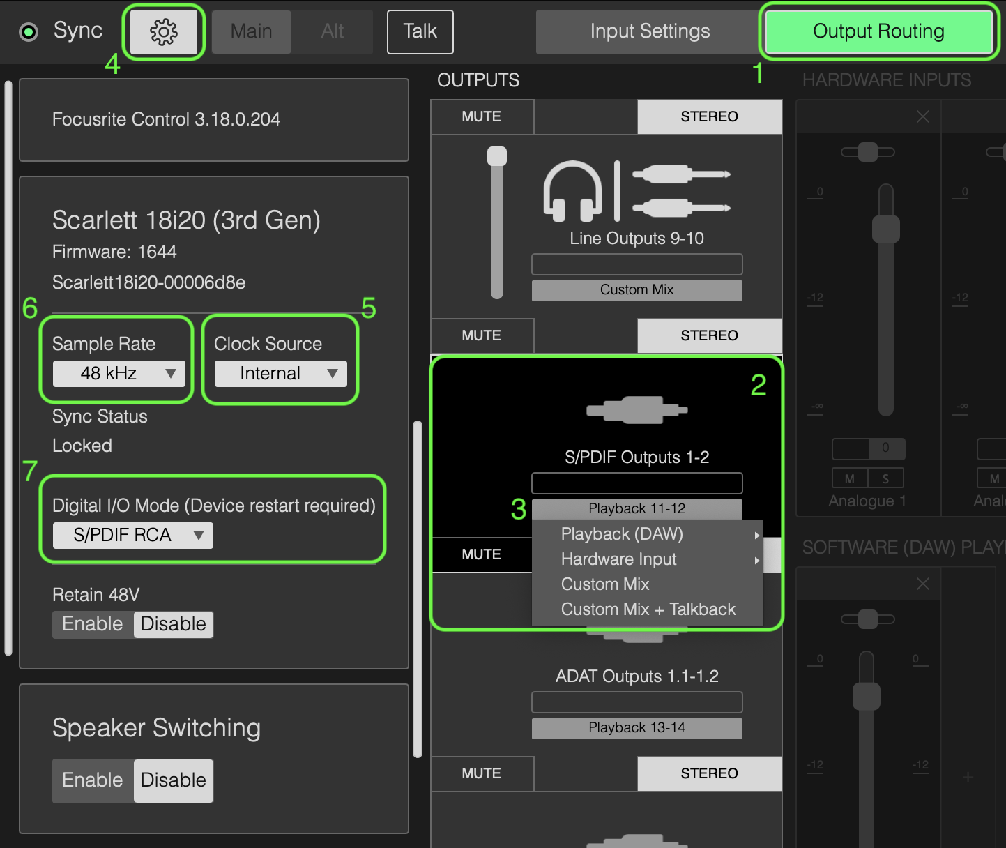 How do I use RCA S/PDIF inputs and outputs? – Focusrite