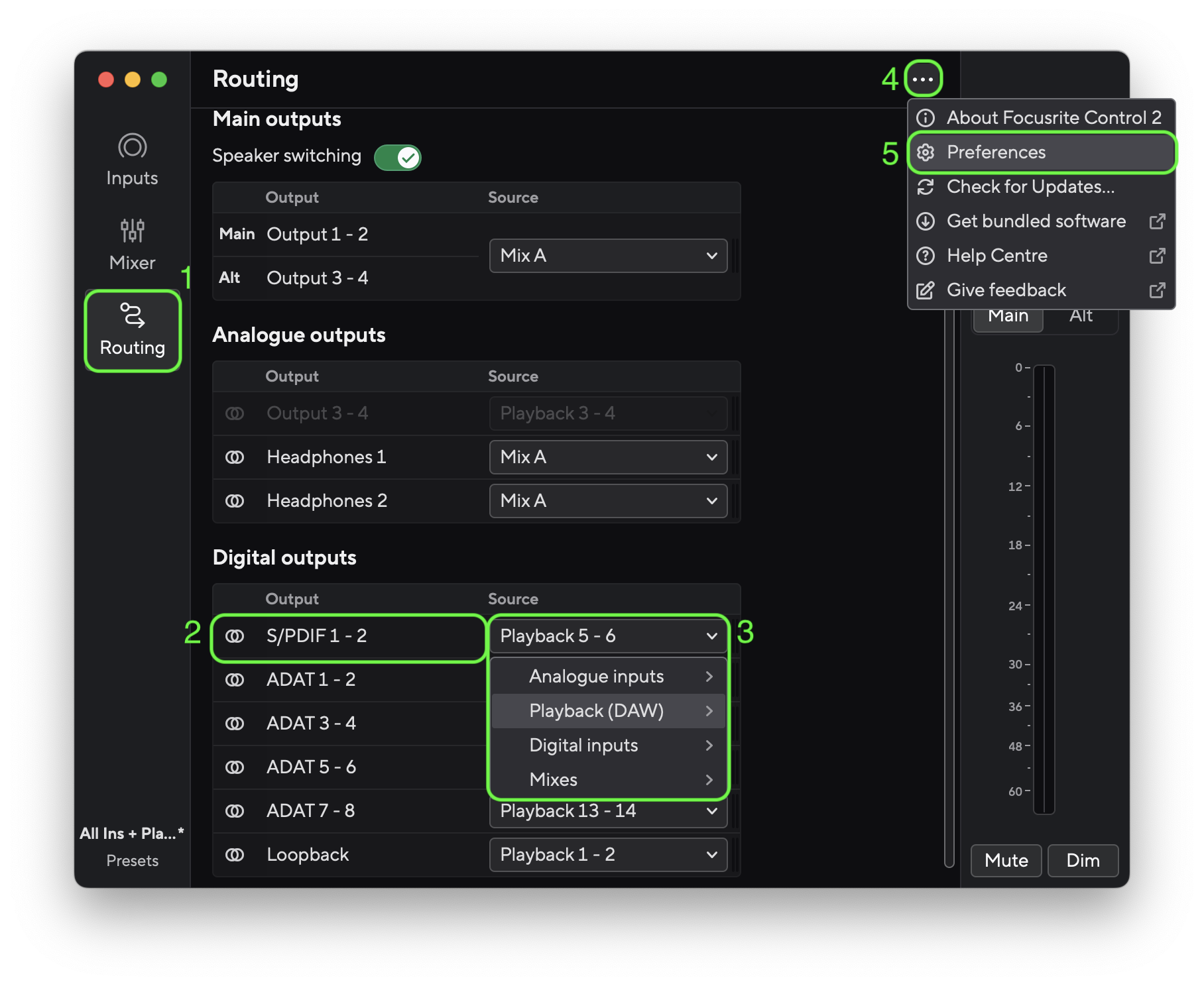 How do I use RCA S/PDIF inputs and outputs? – Focusrite
