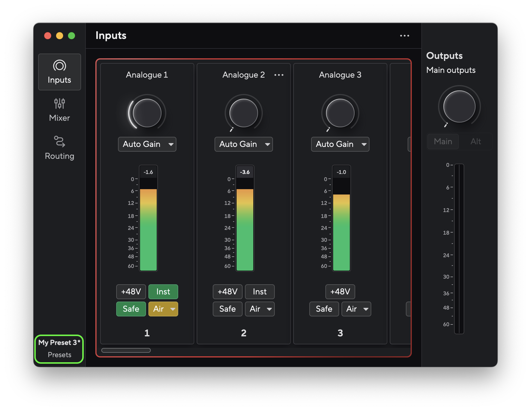 Focusrite Control 2 - Presets – Focusrite