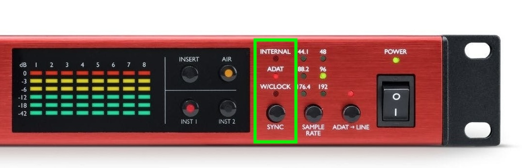 Troubleshooting ADAT – Focusrite