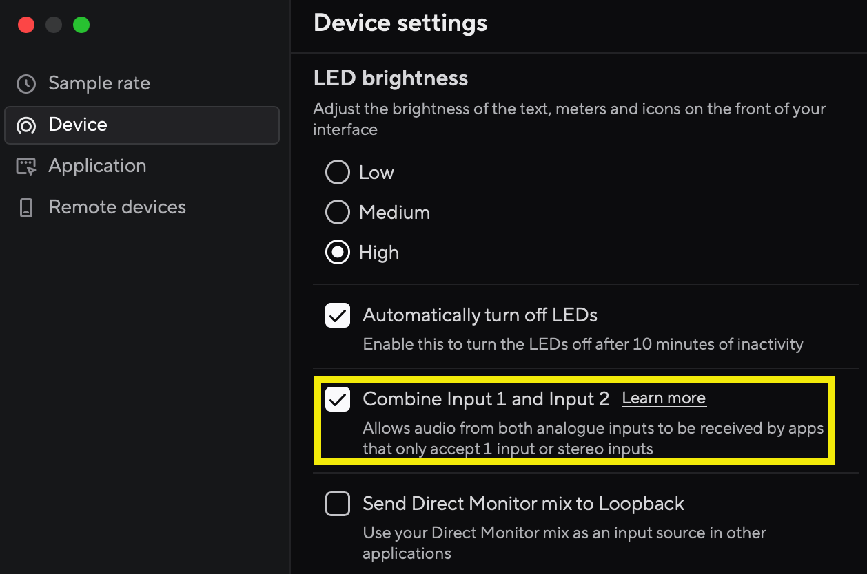 Scarlett Solo 4th Gen one or two input app compatibility – Focusrite