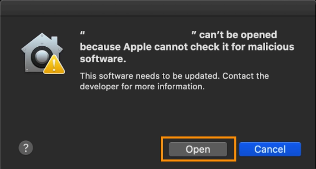 "This installer can't be opened because Apple cannot check it for malicious software" – Focusrite
