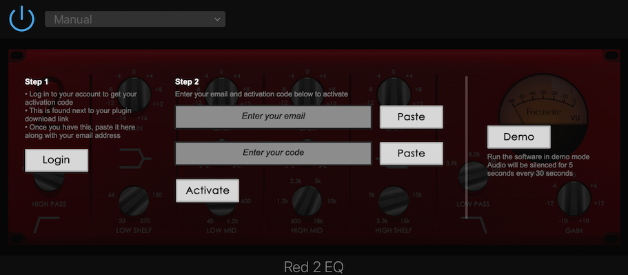 Activating and Installing the Red Plugin Suite – Focusrite