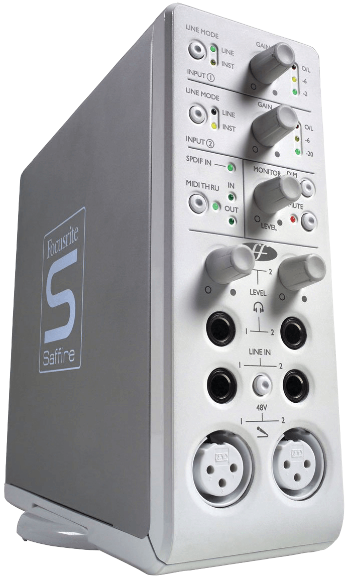 No Headphone Sound with White-Front Saffire Interface – Focusrite