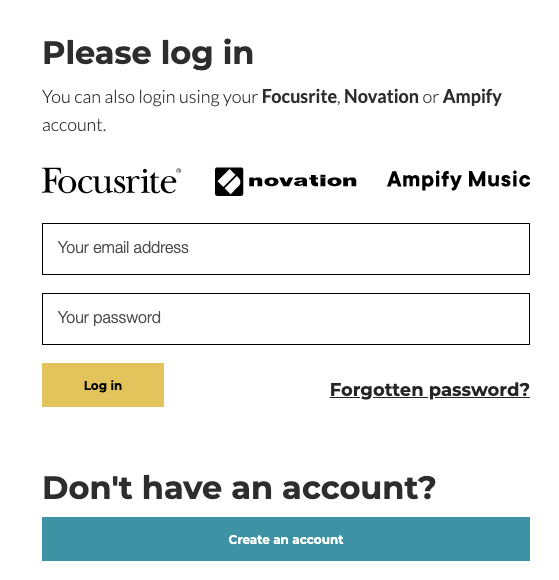 FAST Plugin offer – Focusrite